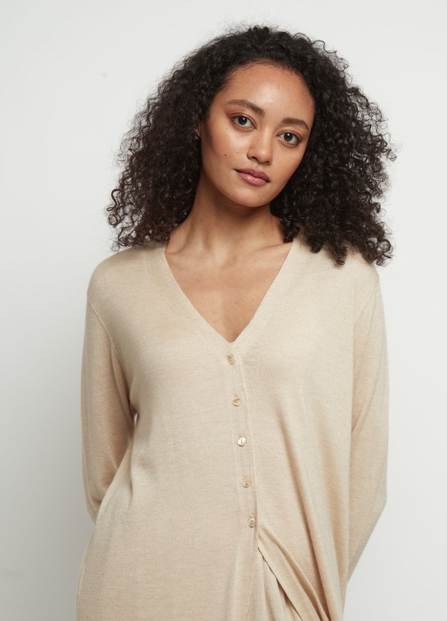 Silk Blend Duster Cardigan – Denner Cashmere